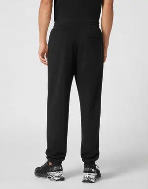 PLEIN SPORT Destroyed Jogging Pants Raw Edge