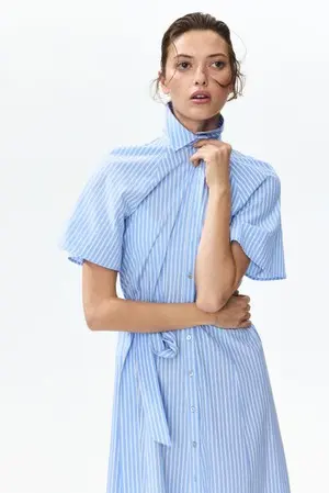 H&M Tie-belt Shirt Dress