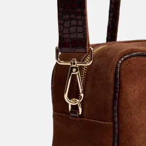 MARC NOLAN Serena Horsebit Shoulder Bag - Brown