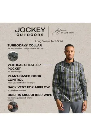 JOCKEY Outdoors Luke Bryan Long Sleeve Tech Shirt