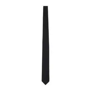 Balenciaga Wool Solit Tie - Black