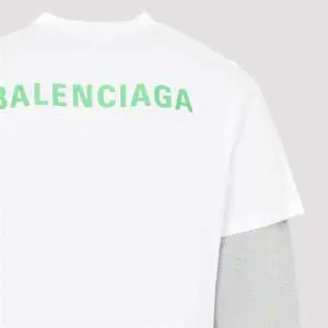 Balenciaga Hybrid Double T-shirt - Green