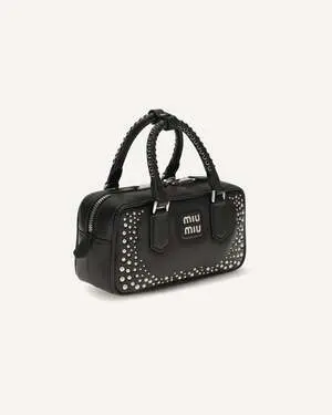 Miu Miu Arcadie Studded Leather Handbag