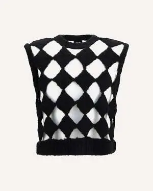 Rick Owens Open Knit Vest Ale