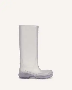 Loewe Logo Rubber Rain Boots - Grey