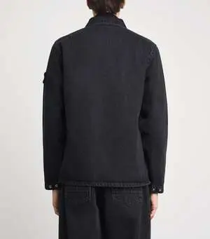 Stone Island Denim Zip-up Overshirt