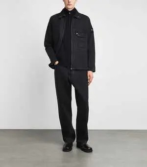Stone Island Wool-cashmere Zip-up Cardigan