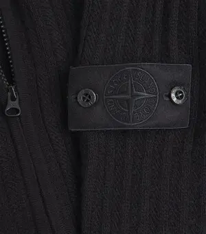 Stone Island Wool-cashmere Zip-up Cardigan