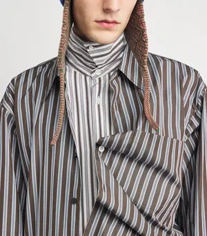 Dries Van Noten Layered Checked Shirt