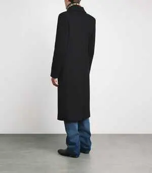 Dries Van Noten Wool Long Trench Coat