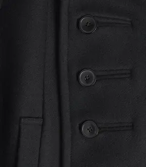 Dries Van Noten Wool Long Trench Coat