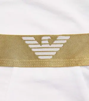 Emporio Armani Stretch-cotton Logo Trunks