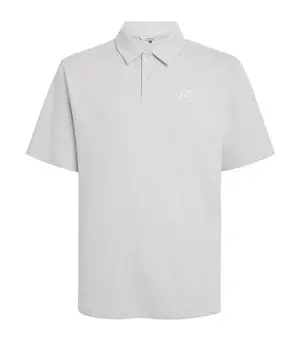 MALBON Fairway Polo Shirt - Grey