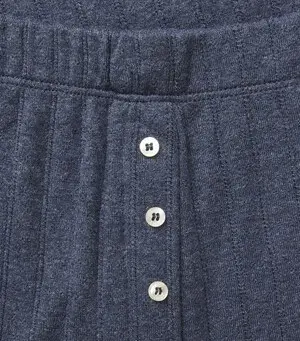 LESET Cotton Pointelle Lounge Trousers