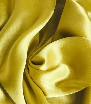 LESET Satin Barb Wide-leg Trousers