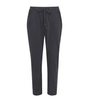 Hanro Stretch-cotton Travelwear Sweatpants - Grey