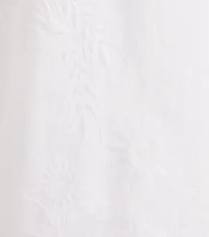 ERES Linen Albatre Embroidered Trousers - Ivory