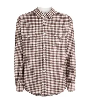 MAISON MARGIELA Gingham Flannel Shirt