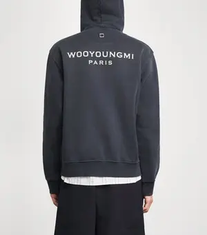 WOOYOUNGMI Garment-dyed Hoodie