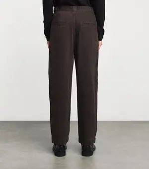 WOOYOUNGMI Cotton Canvas Wide-leg Jeans