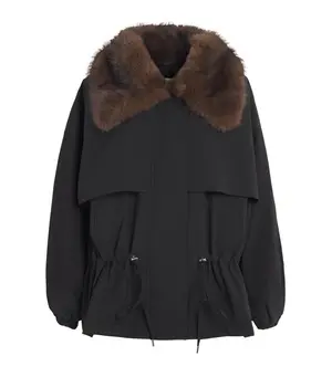 CHAROUX Faux Fur-collar Arctik Parka