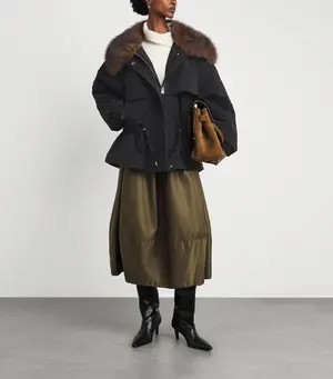 CHAROUX Faux Fur-collar Arctik Parka