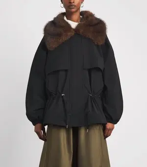 CHAROUX Faux Fur-collar Arctik Parka