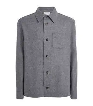 Gabriela Hearst Wool-cashmere Drew Overshirt - Grey