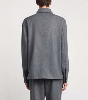 Gabriela Hearst Wool-cashmere Drew Overshirt