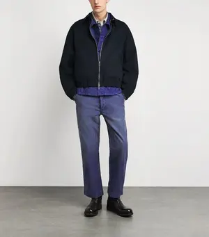 Auralee Garment-dyed Organic Cotton Trousers