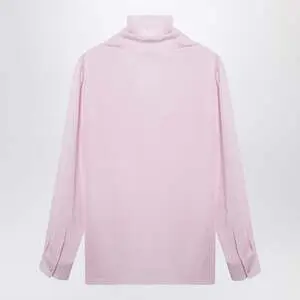 Max Mara Blouse In Silk Charmeuse - Pink