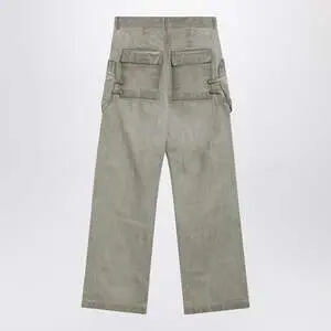 Rick Owens Sand Vintage-effect Cargo Trousers