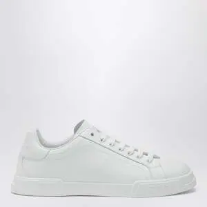 Dolce & Gabbana Portofino Sneakers In Leather - White