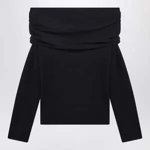 Max Mara Navy Lightweight Cashmere Sweater - Blue