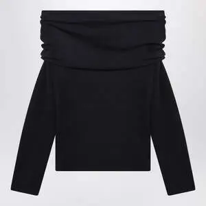 Max Mara Navy Lightweight Cashmere Sweater
