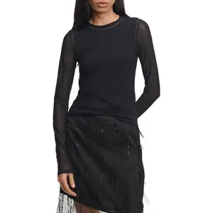 Rag & Bone Luca Shadow Long Sleeve Top