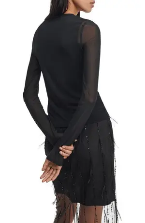 Rag & Bone Luca Shadow Long Sleeve Top