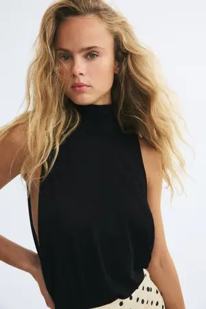 H&M Draped Thong Bodysuit