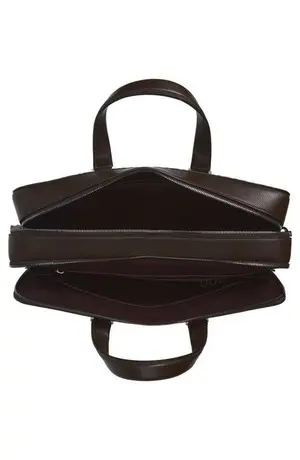 FERRAGAMO Embossed Monogram Briefcase