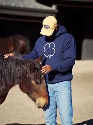 BLACK CLOVER Clover Luck Hoodie - Navy