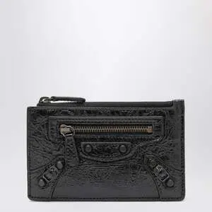 Balenciaga Le City Cardholder With Coin Pocket - Black
