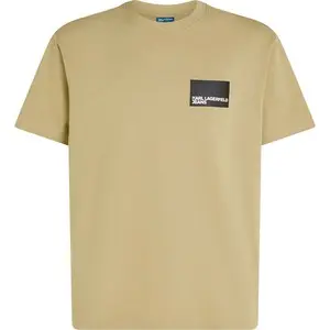 Karl Lagerfeld Short-sleeve Box Logo T-shirt - Twill