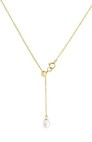 EFFY 14k Yellow Gold Turquoise Dreams Freshwater Pearl Necklace