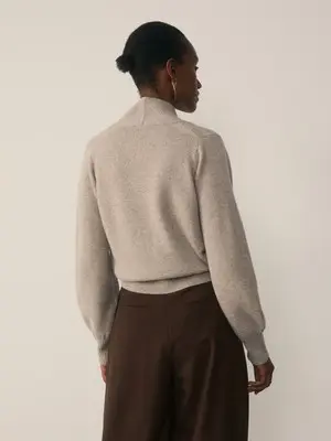 The Fold Orta Wool Blend V-neck Sweater