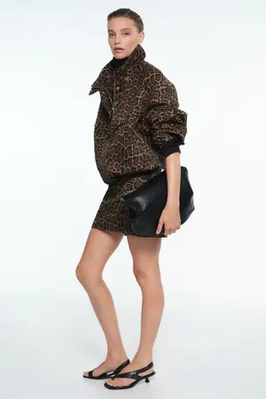 H&M Oversized Funnel-collar Jacket