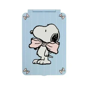 IMPRESSIONS VANITY Peanuts Snoopy "bowtie" Touchpad Mini Led Makeup Mirror - Blue