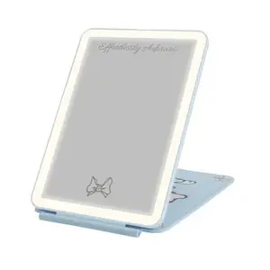IMPRESSIONS VANITY Peanuts Snoopy "bowtie" Touchpad Mini Led Makeup Mirror
