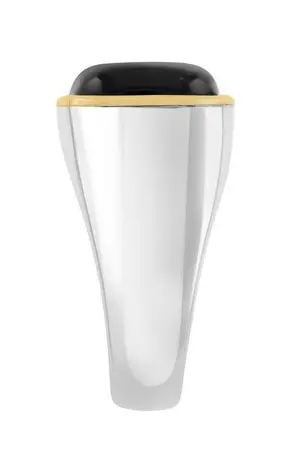 EFFY 925 Sterling Silver & 18k Yellow Gold Midnight Luxe Onyx Ring