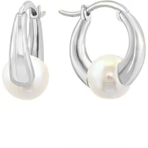 EFFY Sterling Silver Pearl Grace Earrings