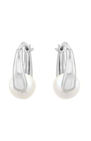 EFFY Sterling Silver Pearl Grace Earrings